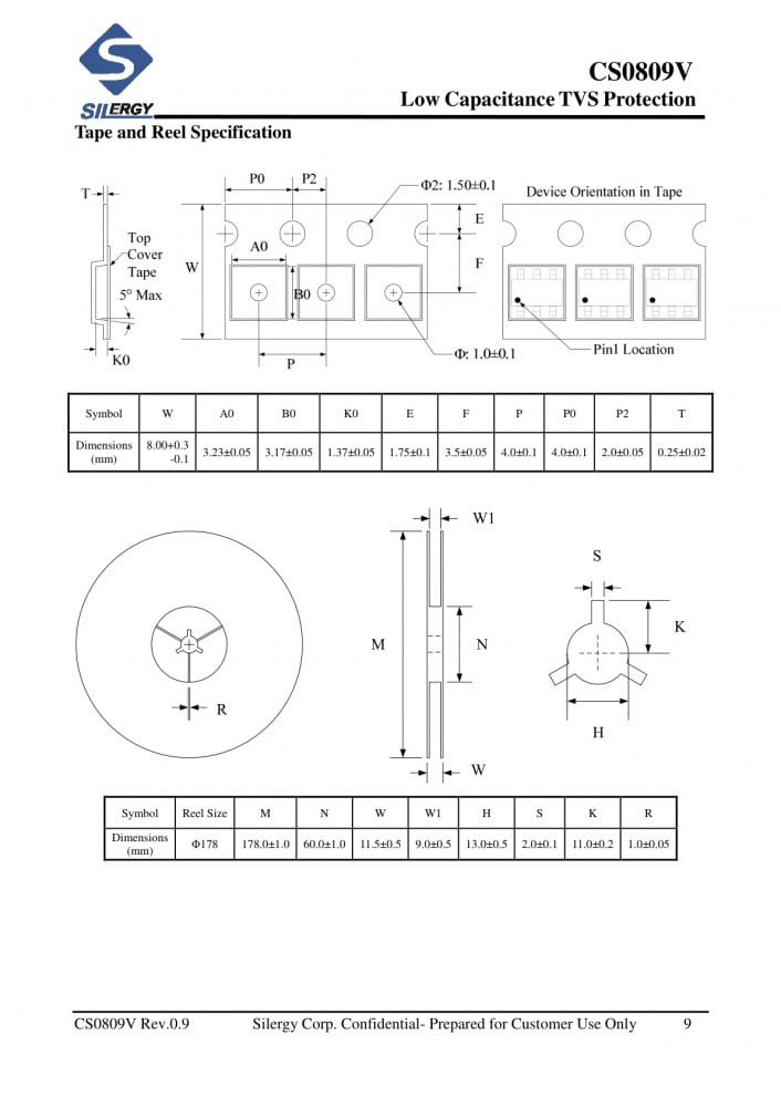 CS0809V datasheet page 9