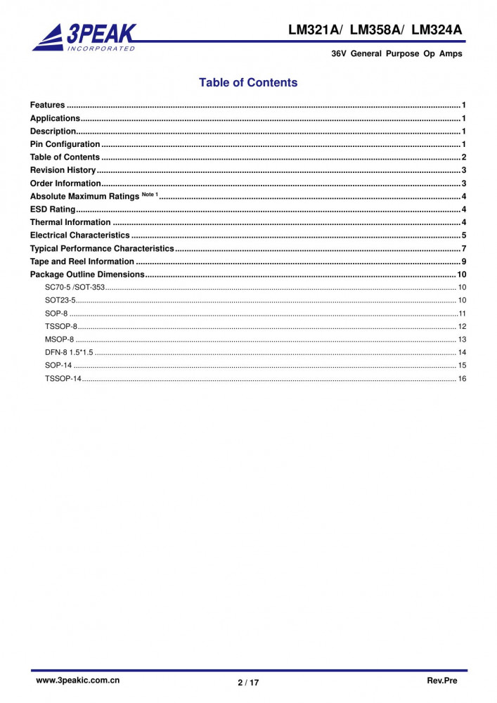 LM358A-SR datasheet page 2
