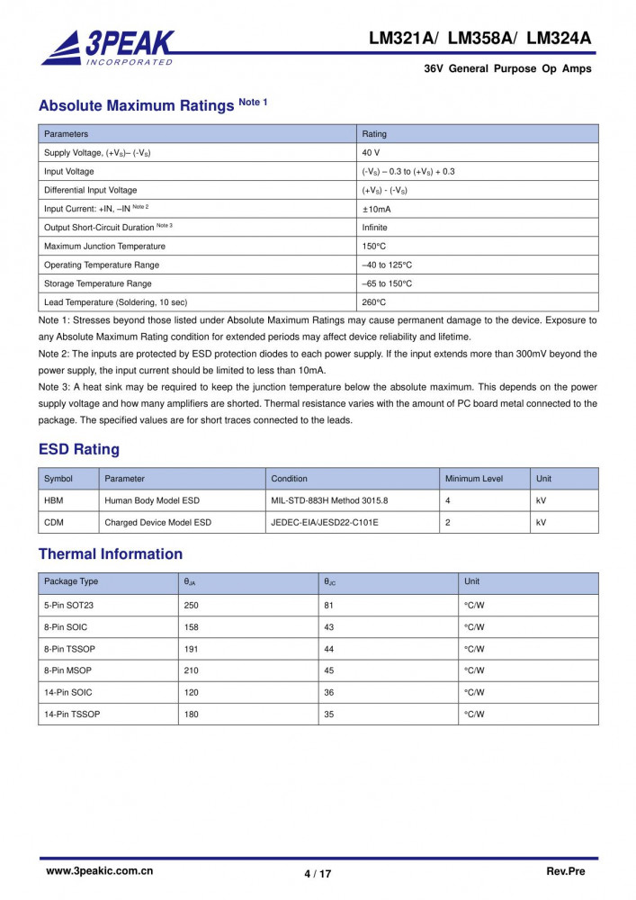 LM358A-SR datasheet page 4