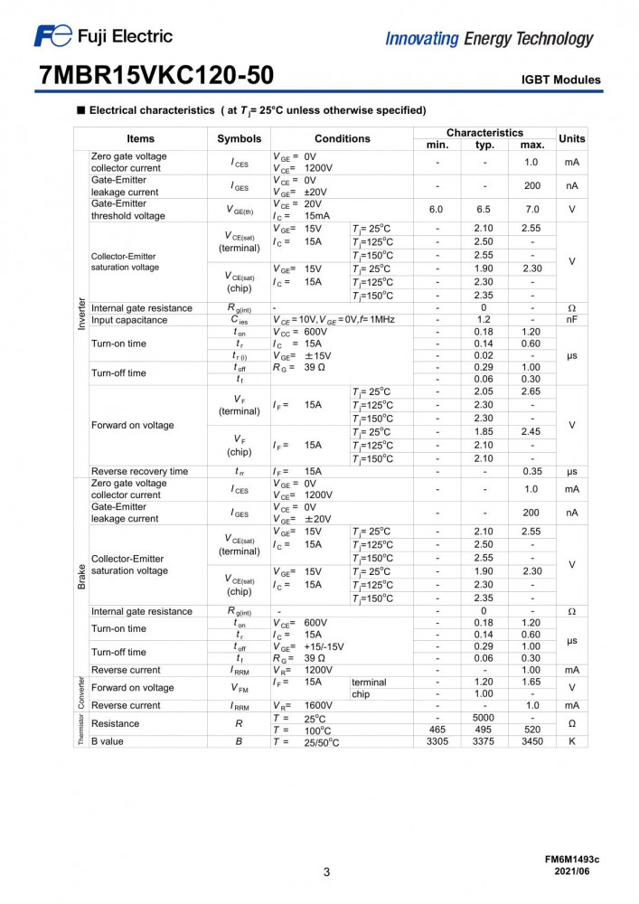 7MBR15VKC120-50 datasheet page 3
