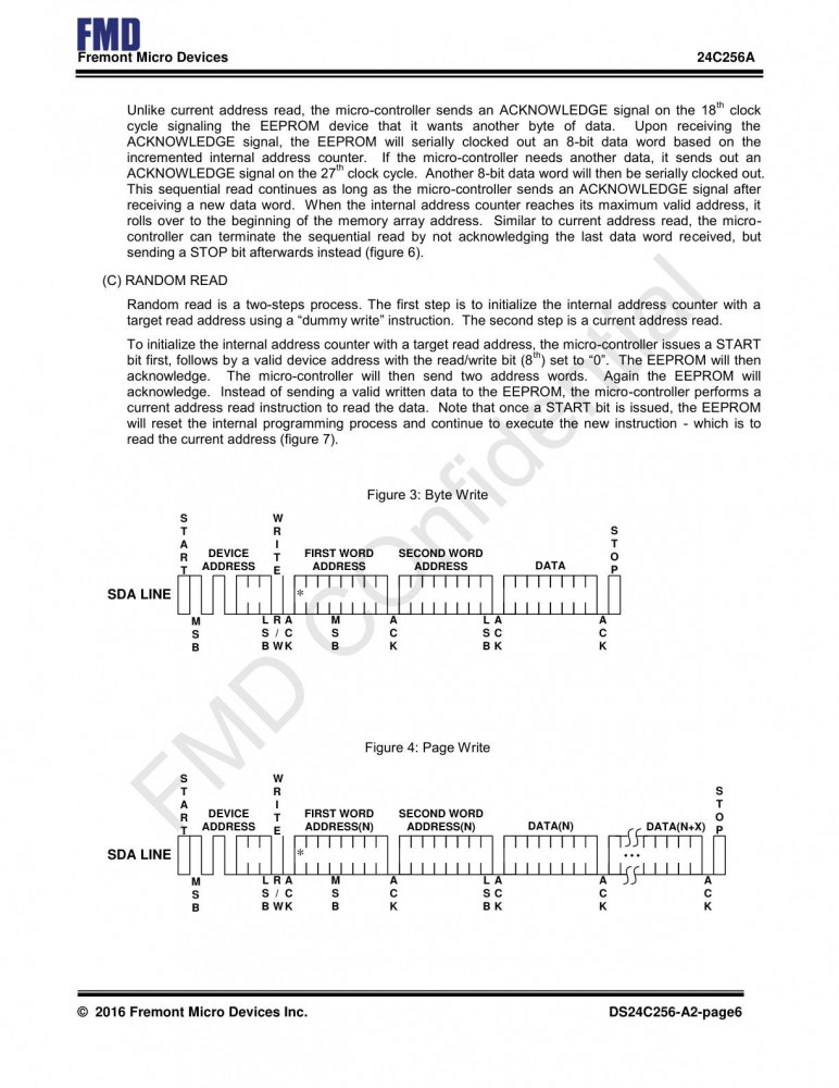 FT24C256A-ESR-T datasheet page 6