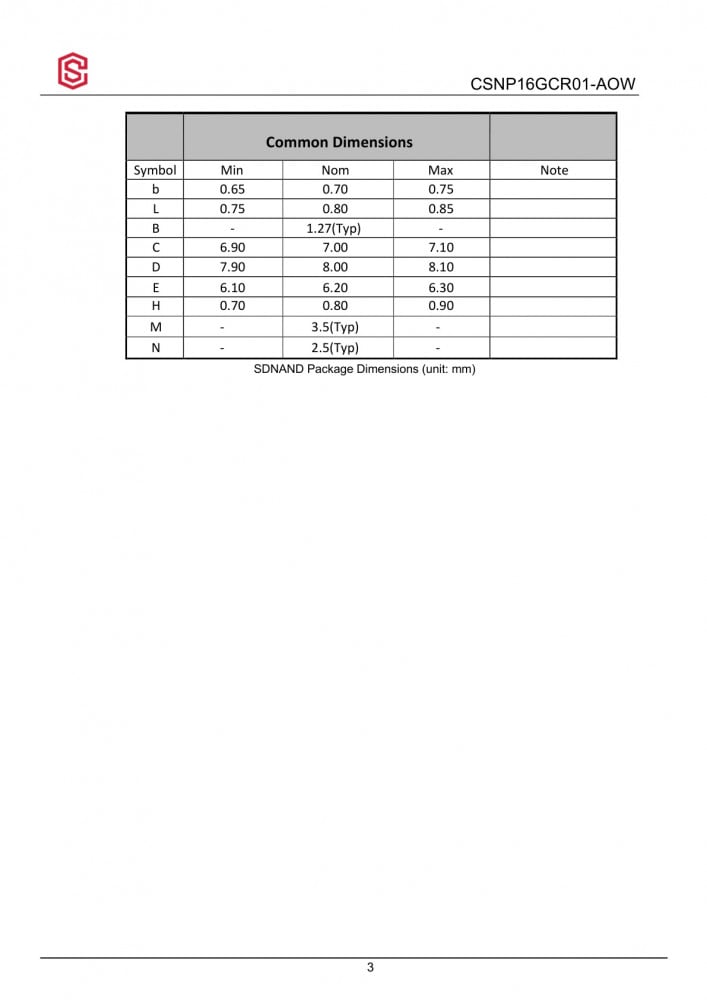 CSNP16GCR01-AOW datasheet page 6