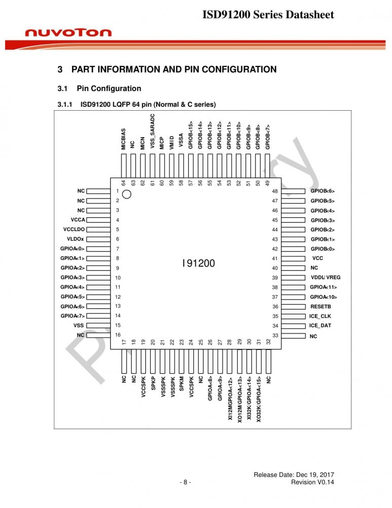 ISD91200 datasheet page 8