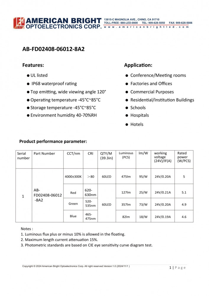 AB-FD02408-06012-8A2 technical document page 1