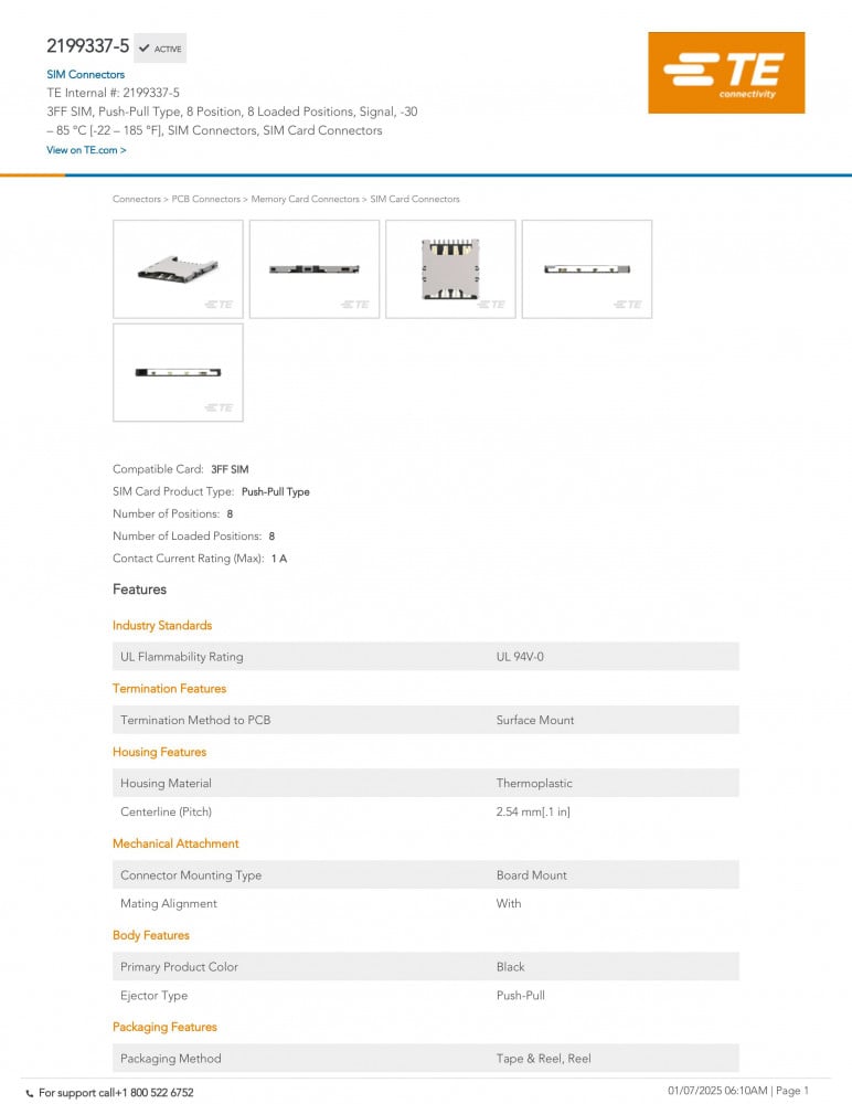 2199337-5 technical document page 1