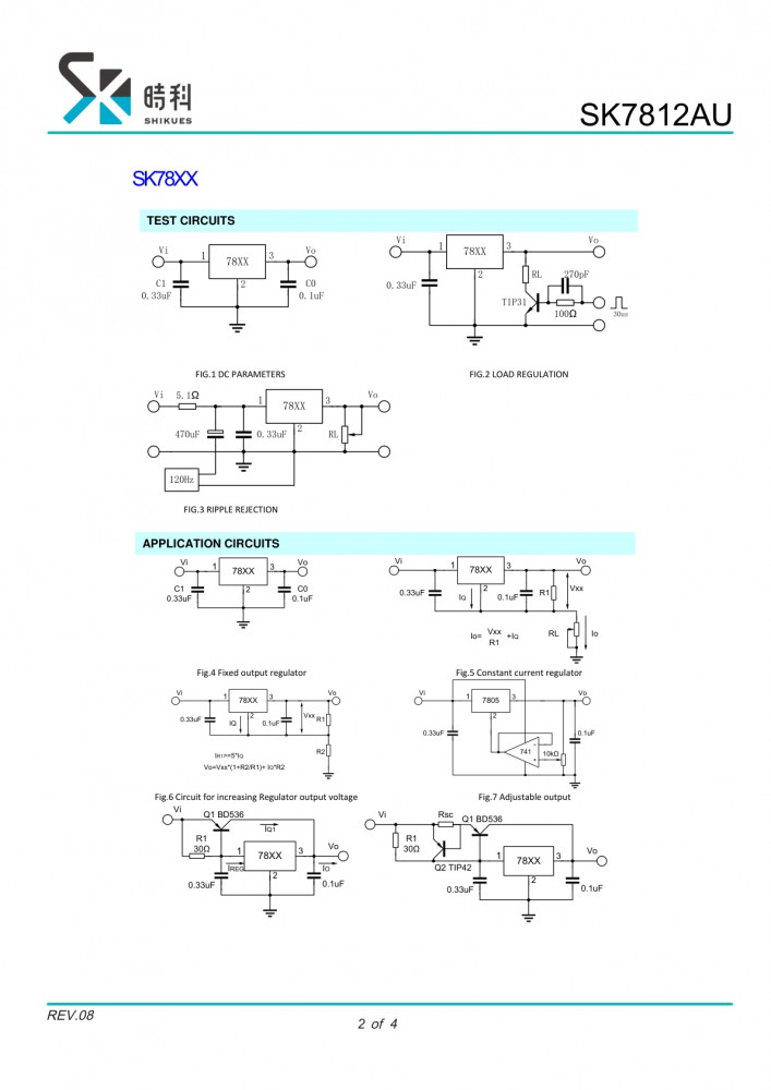 SK7812AU datasheet page 2