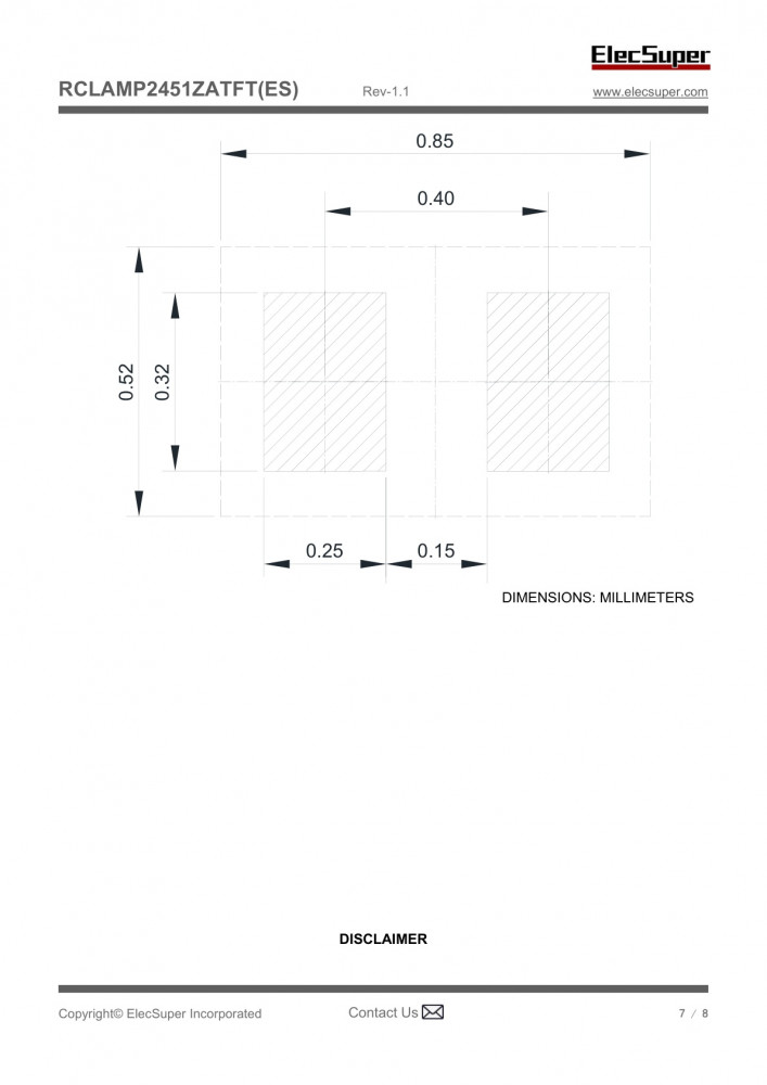 RCLAMP2451ZATFT(ES) datasheet page 7