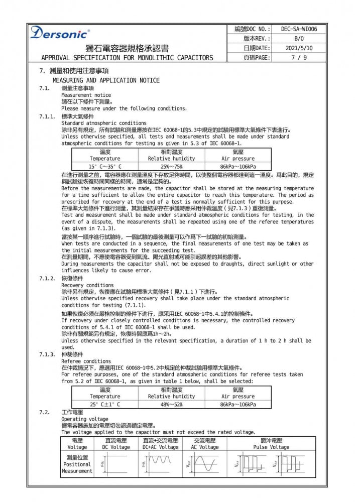 CD1H121JC9BECHE100 approval specification page 8
