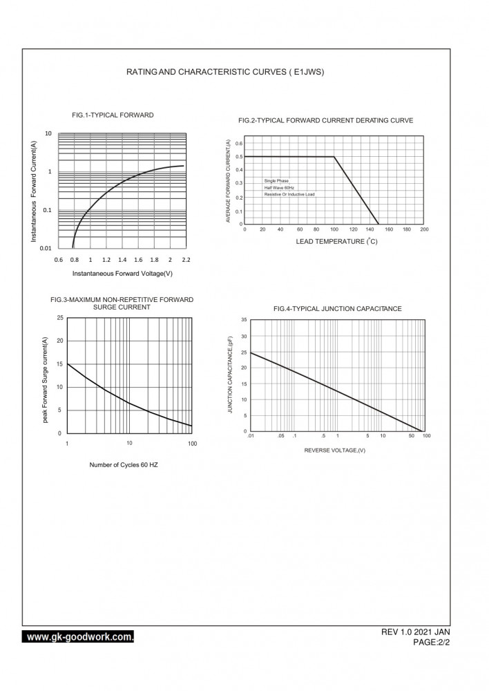 GOODWORK E1JWS datasheet page 2