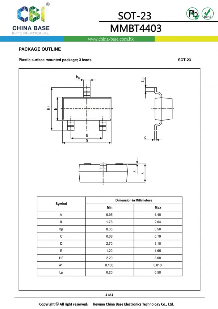 MMBT4403 datasheet page 4