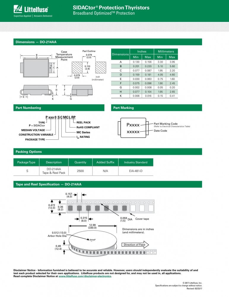 P0080SCMCLRP datasheet page 4