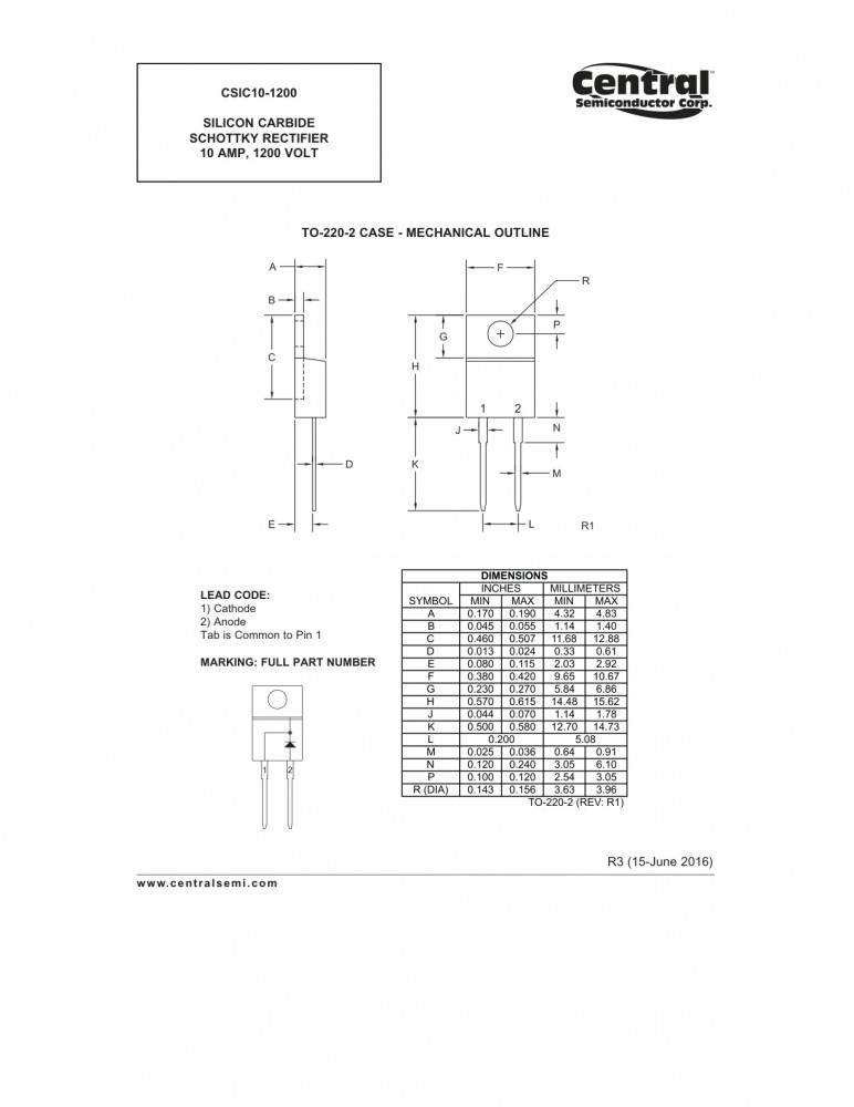 CSIC10-1200 SL datasheet page 2