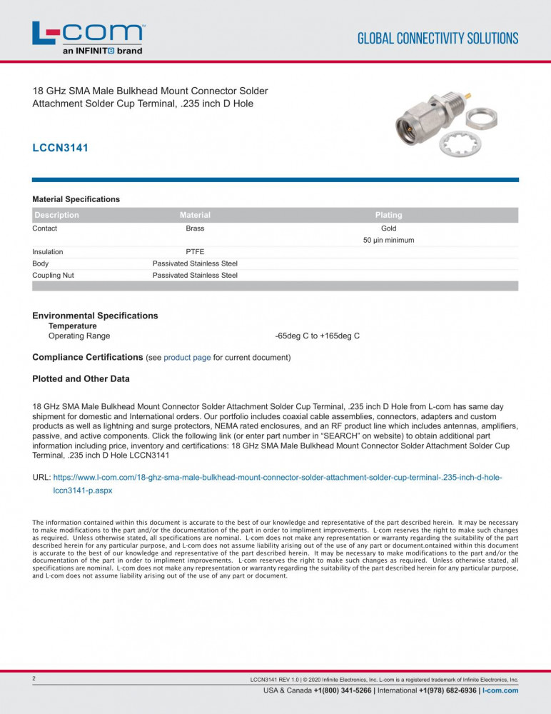 L-com LCCN3141 technical document page 2