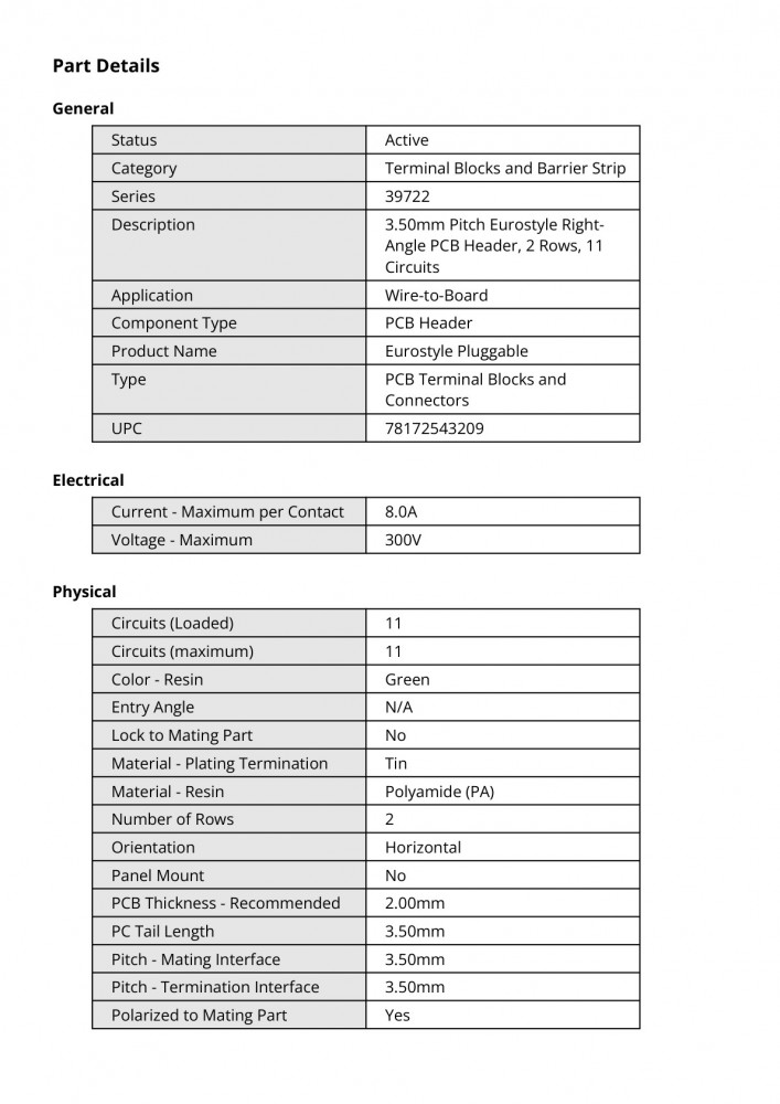 Product document image 2 for MOLEX 397220011
