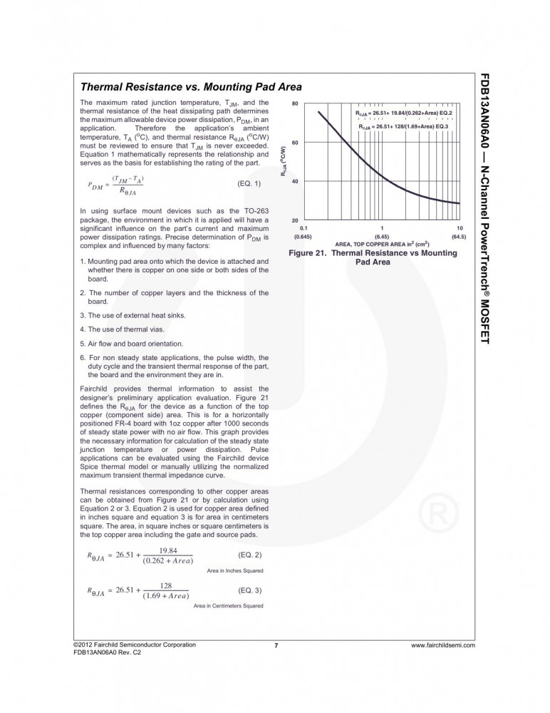 FDB13AN06A0 datasheet preview, page 8