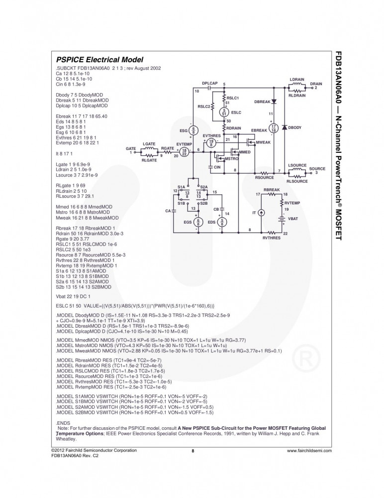 FDB13AN06A0 datasheet preview, page 9