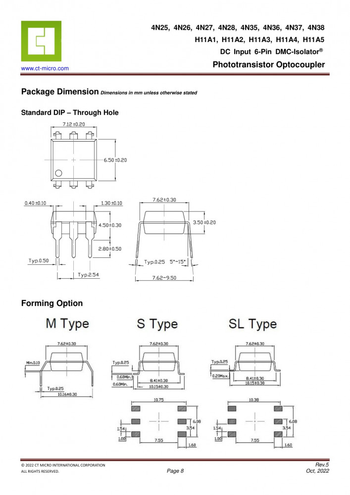 H11A4 datasheet page 8