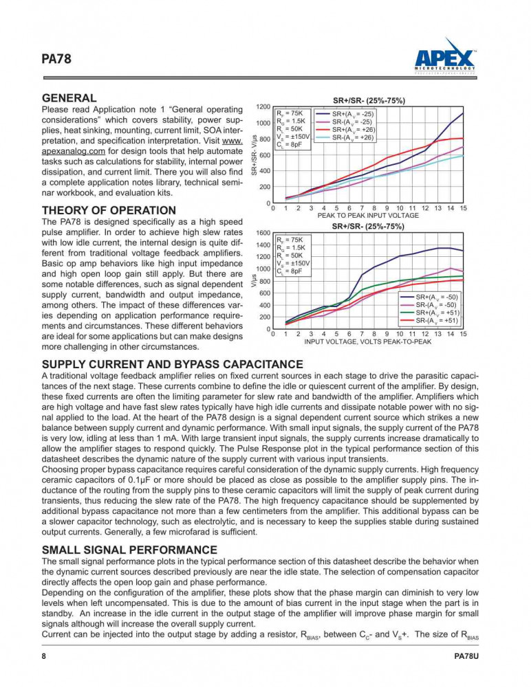 PA78DK datasheet page 8