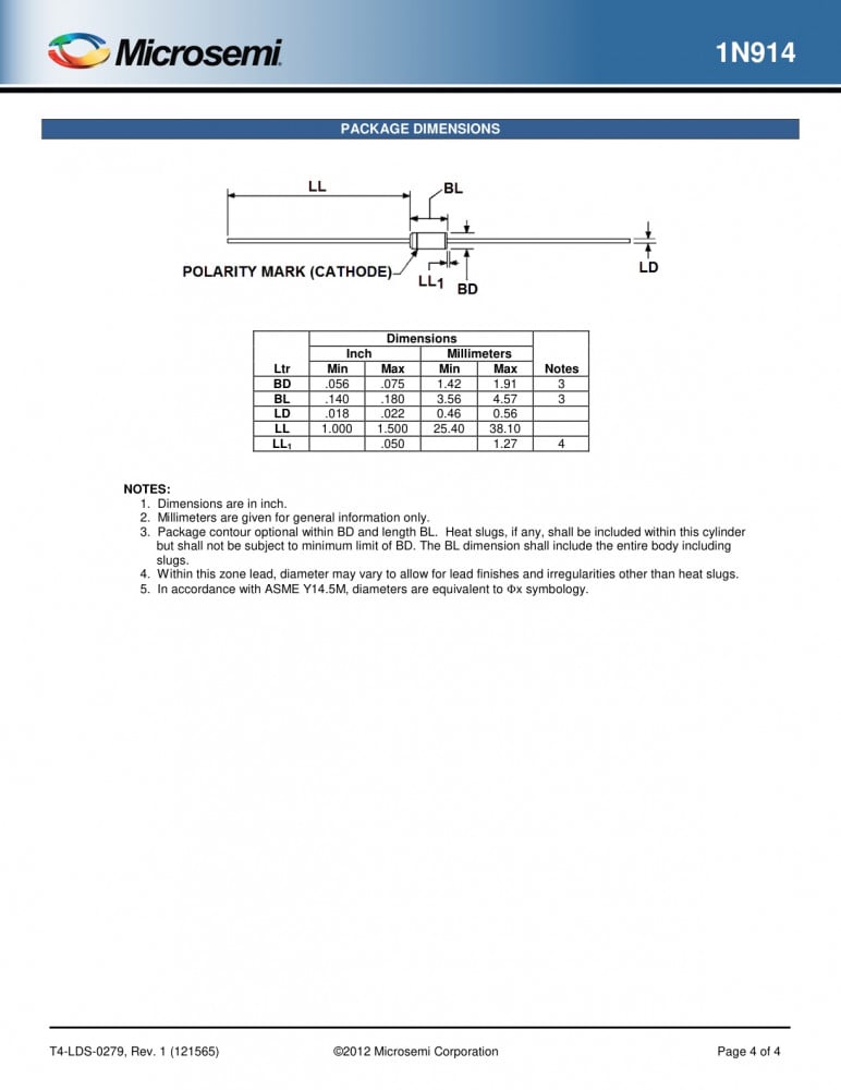1N914 datasheet page 4