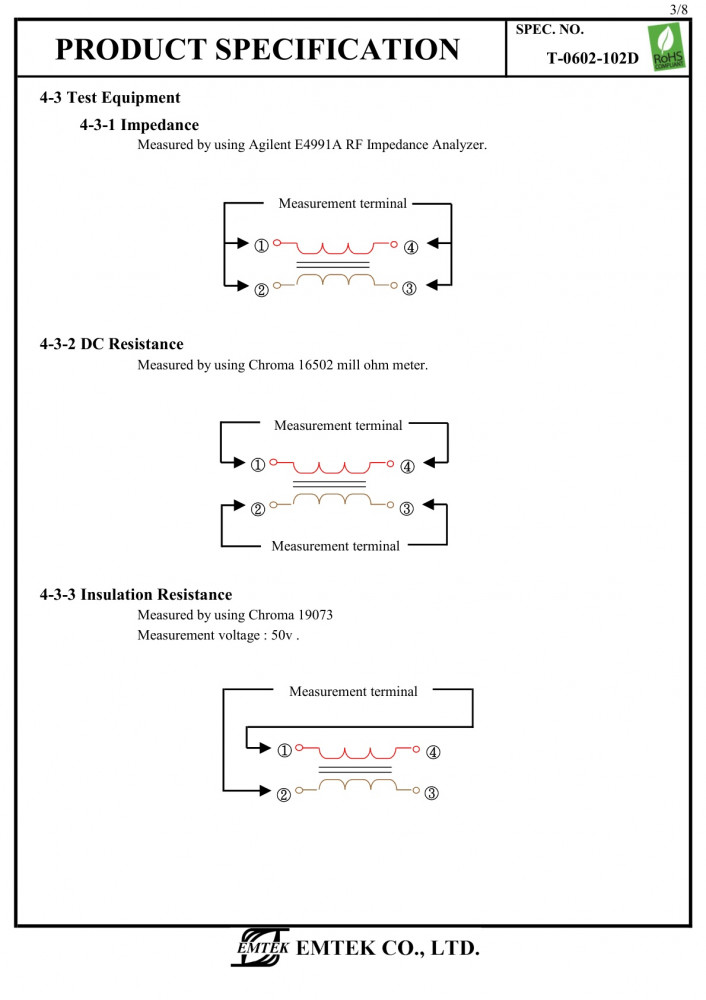 CMF4532F specification page 4