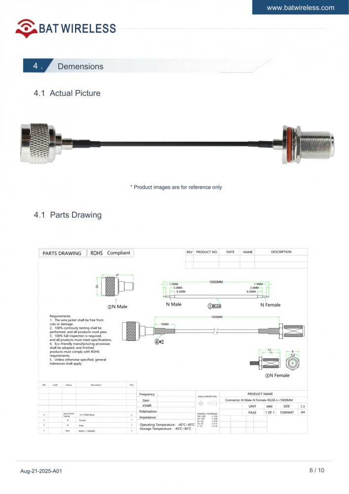 BWNJ-NK-RG58L1000 datasheet page 6
