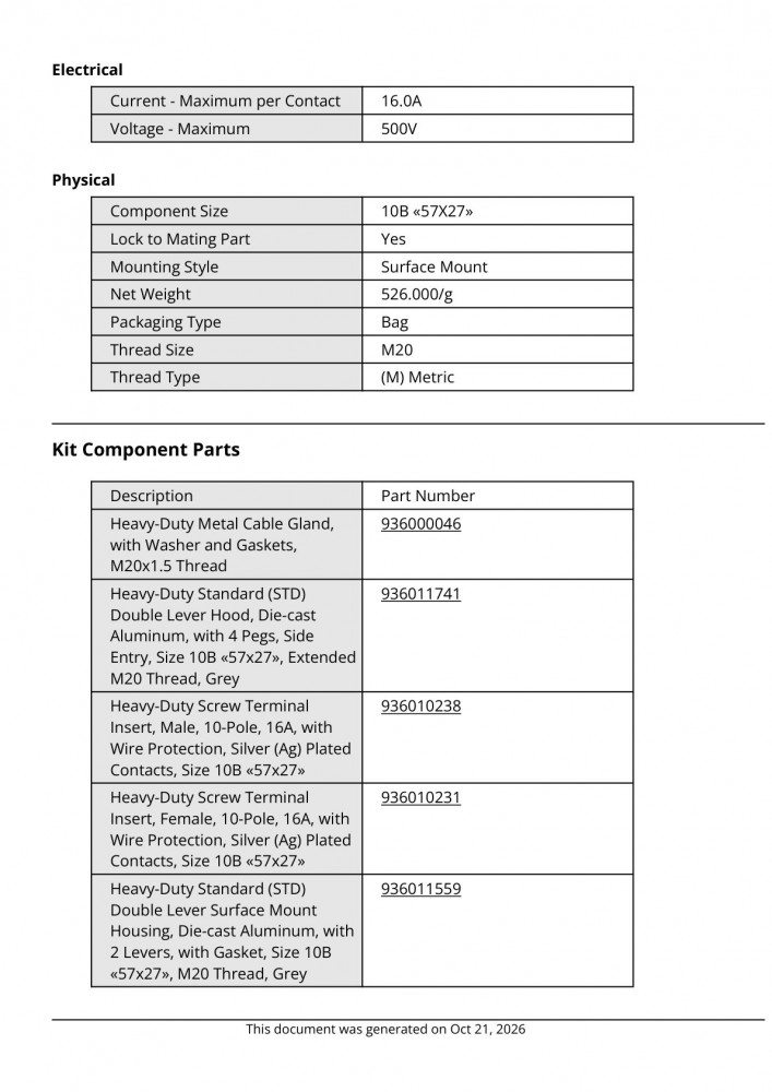MOLEX 936030062 document page 3