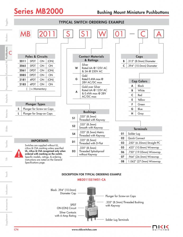 MB-series technical document page 3