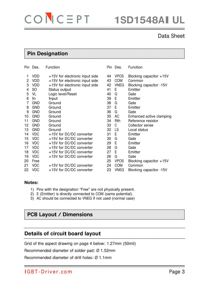 1SD1548AI UL datasheet page 3