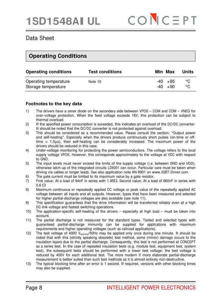 1SD1548AI UL datasheet page 8