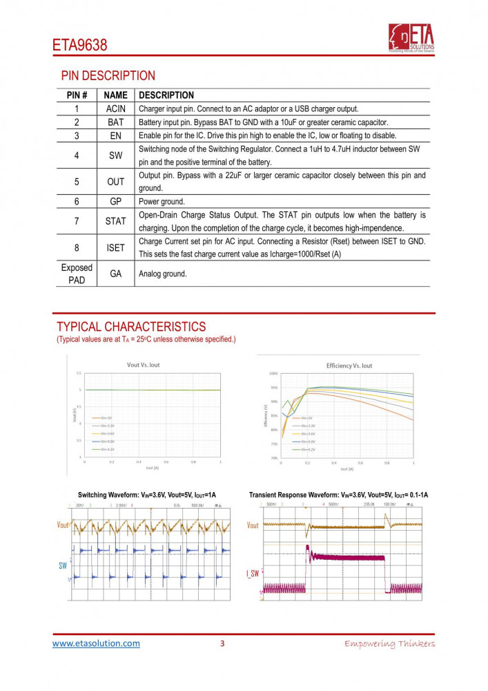 ETA9638E8A datasheet page 3