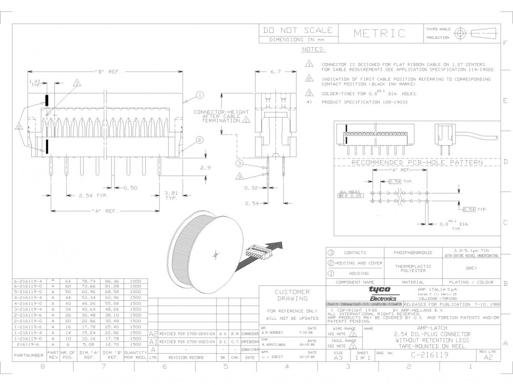 TE Connectivity 4-216119-0 technical document preview