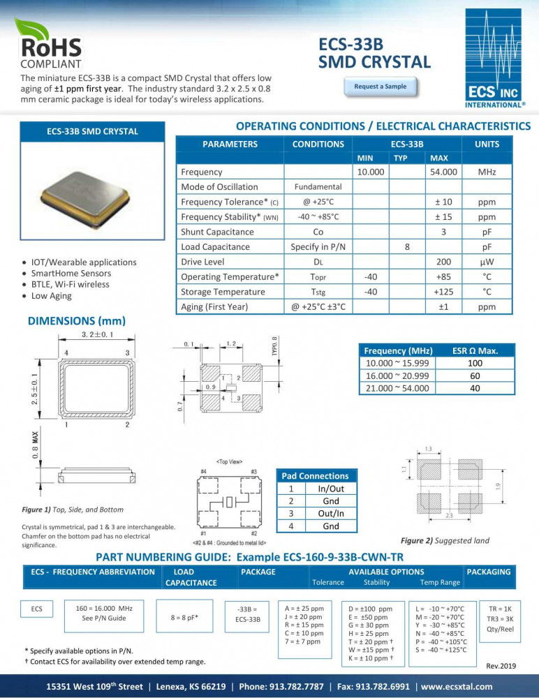 ECS-33B technical document page 1