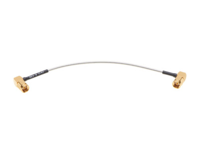 SMA Straight Plug to SMA Straight Bulkhead Jack on .141