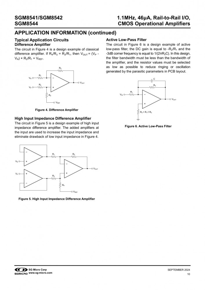 SGM8542 datasheet page 10