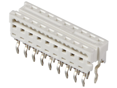 1.27mm Pitch Picoflex PF-50 IDT Receptacle, Low Profile, Board-in, 4 Circuits