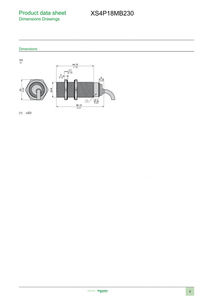 XS4P18MB230 technical document page 3