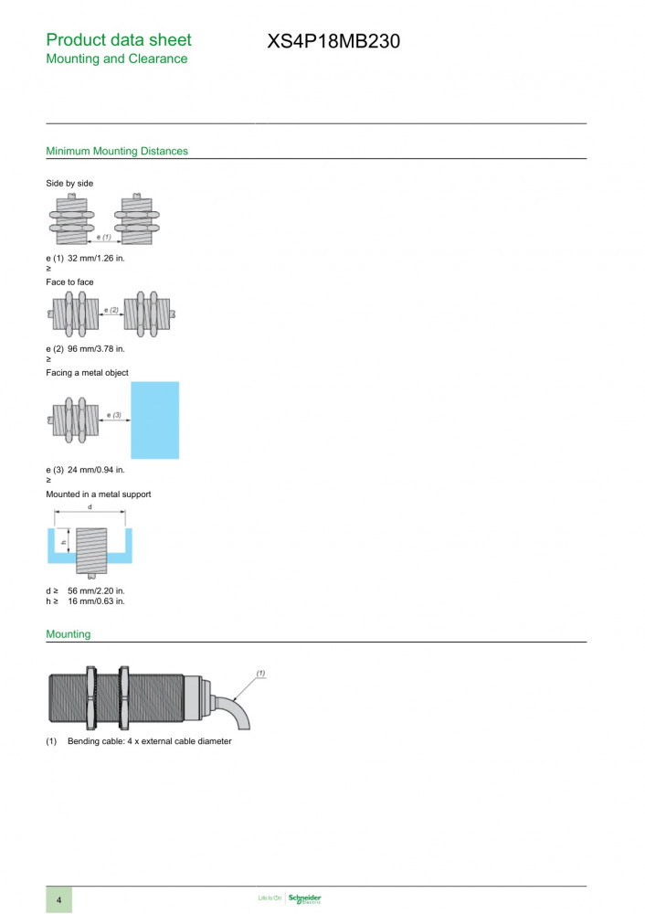 XS4P18MB230 technical document page 4