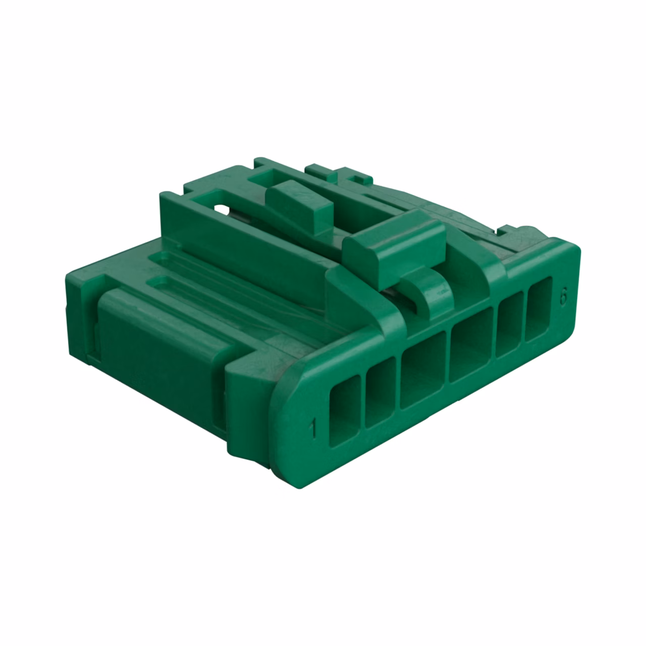 NSCC, Receptacle Connector Hybrid, Single Part, Unsealed 6 Circuits Green for sale