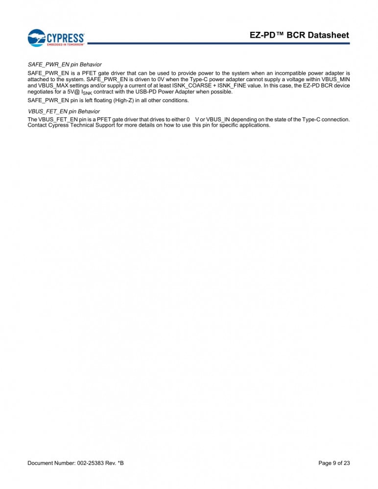 CYPD3177 datasheet page 10