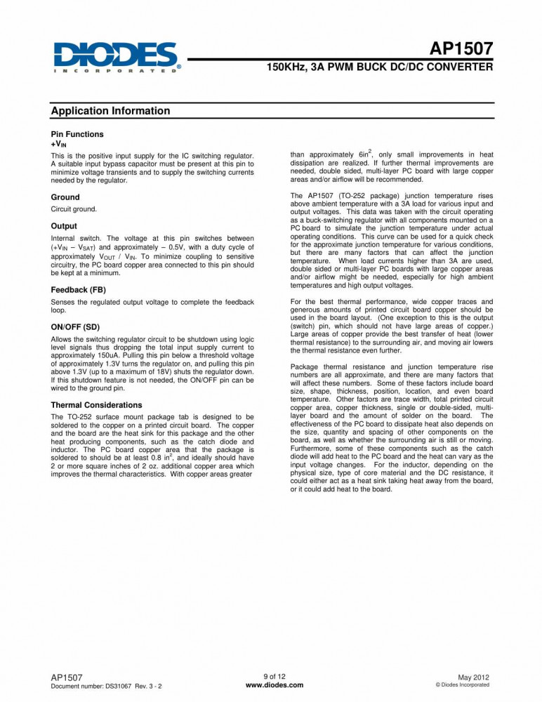 AP1507 datasheet page 9