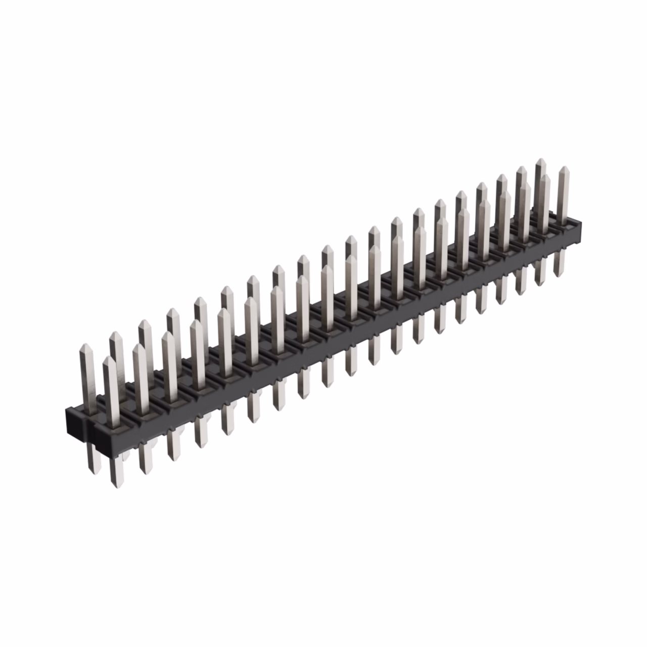 2.00mm Pitch Milli-Grid Header, Vertical, Through Hole, 18 Circuits, 0.38µm Gold (Au) Plating, Mating Pin Length 4.00mm, Tail Length 2.60mm, Tray, Lead-Free