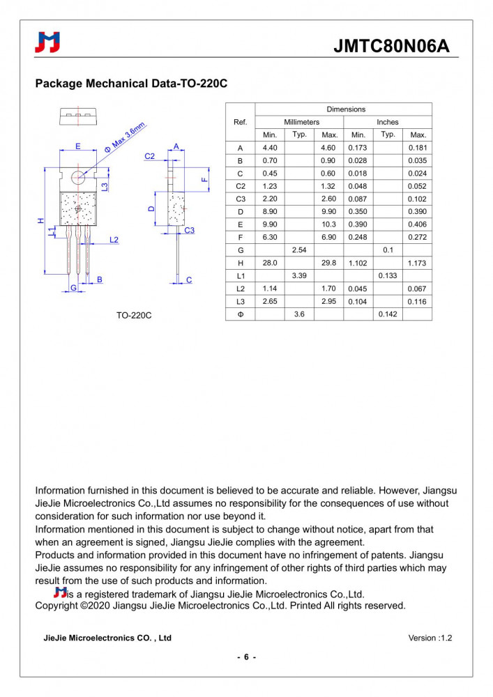 JMTC80N06A datasheet page 6