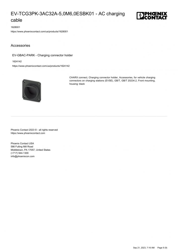 Phoenix Contact 1628001 product documentation page 9