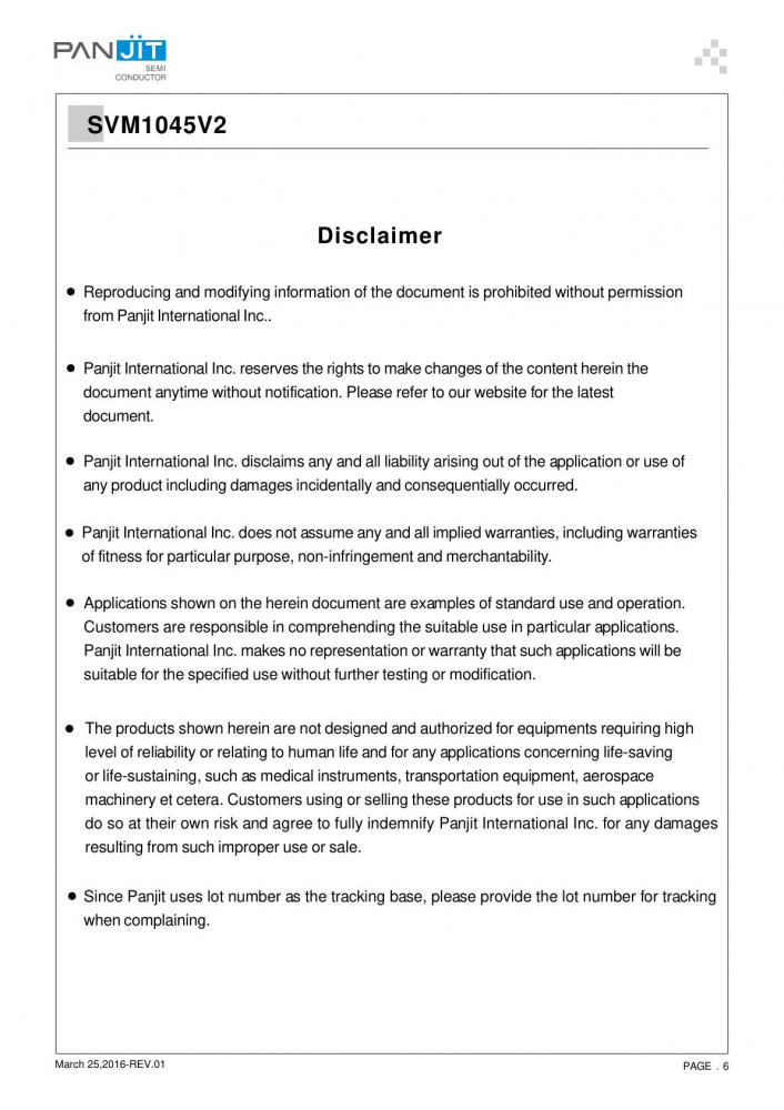SVM1045V2 datasheet page 6