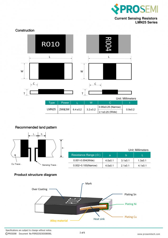 LMN25HF2P0R005 document page 2