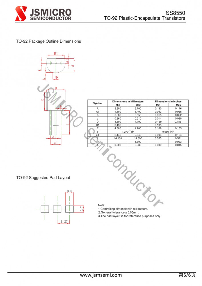SS8550 datasheet page 5