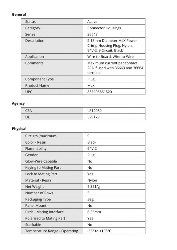 MOLEX 366480006 product document image 2
