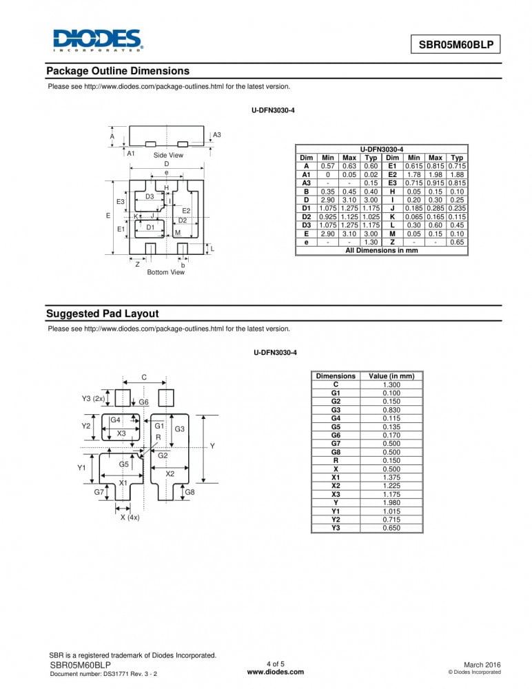 SBR05M60BLP-7 datasheet page 4