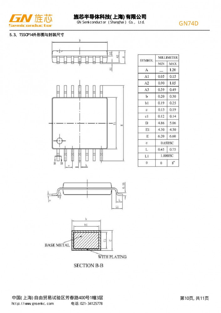 GN74D datasheet page 10