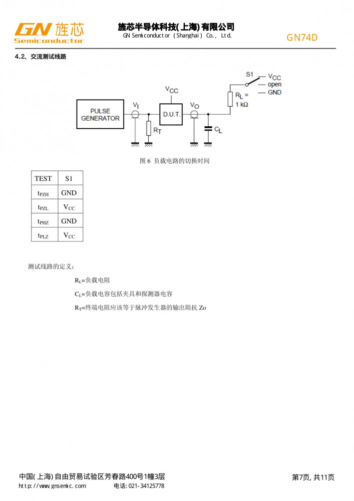 GN74D datasheet page 7